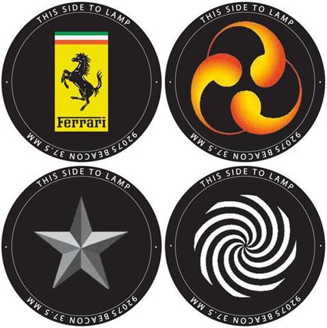 โกโบ้กระจกสี (Full Color Glass Gobo)