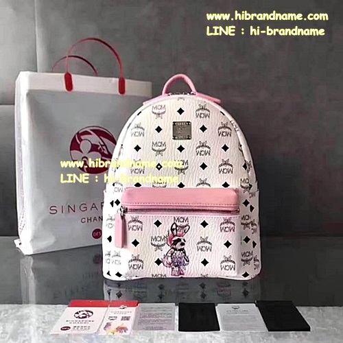 New MCM Rabbit Backpack Bag (เกรด Top Hi-End) หนังสวยมาก