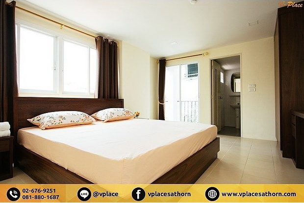 ให้เช่าห้องพักหรูที่วีเพลส อพาร์ทเม้นท์ (V PLACE Apartment)